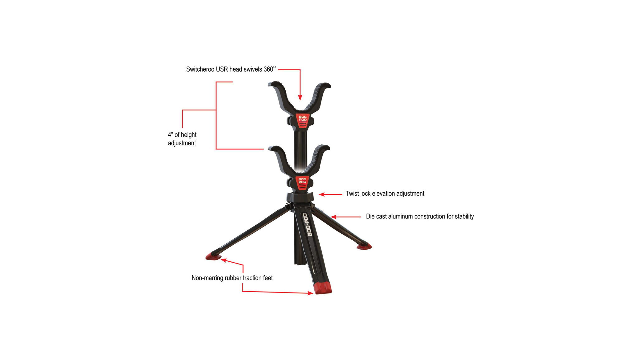 BOG Rapid Shooting Rest Tripod | Bog